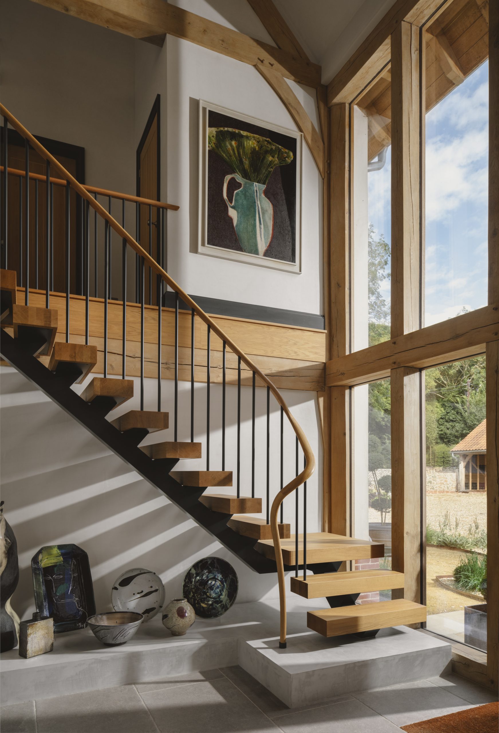First Step Designs for the Custom Staircase with central spine and ...